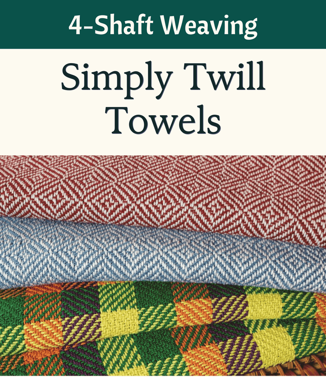 Weaving Hand Towels Simply Kit-of-the-Month Club for 4-Shaft Weaving ...