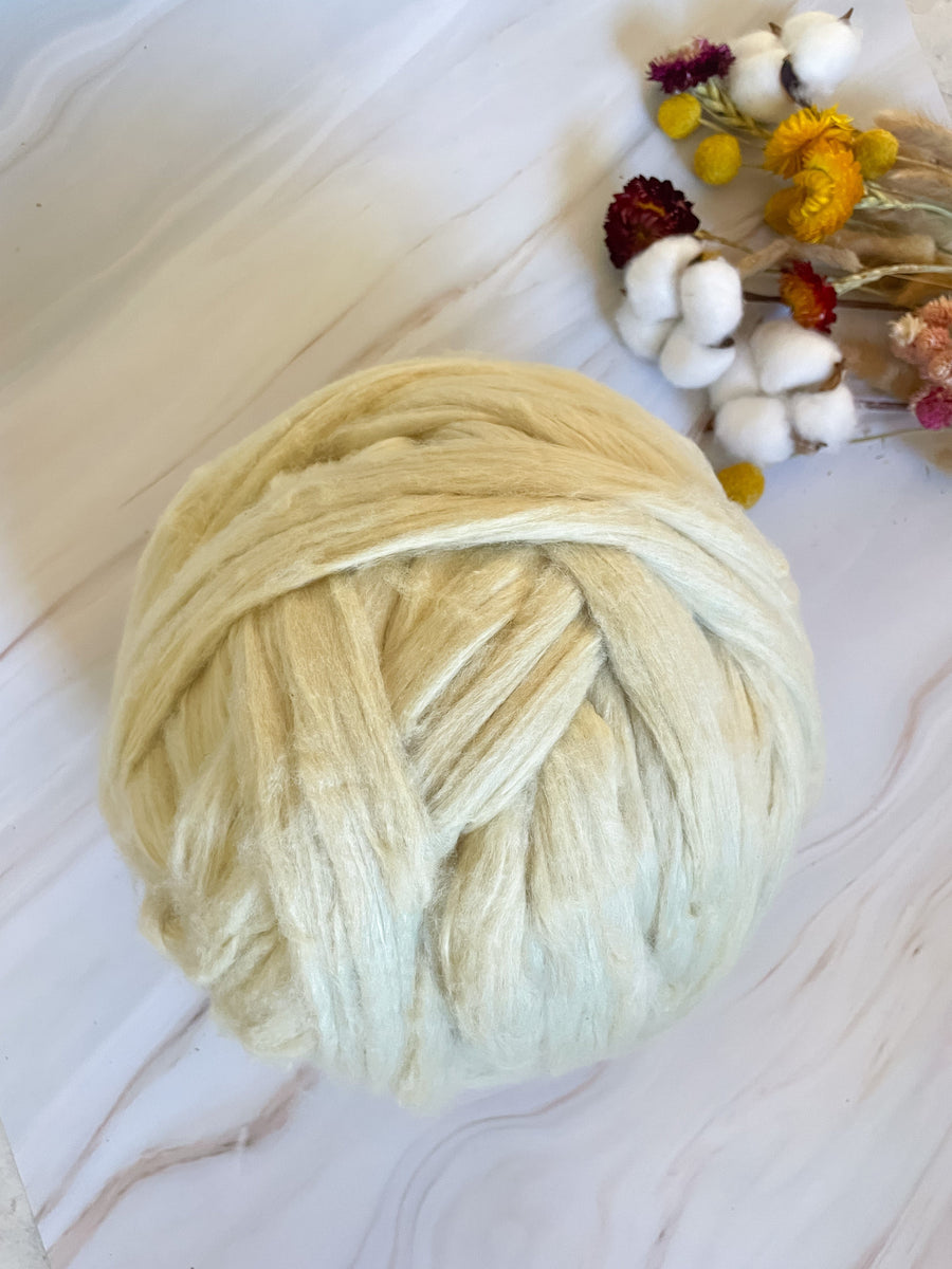 Easy-to-Spin® Green Cotton Sliver – Cotton Clouds Inc.