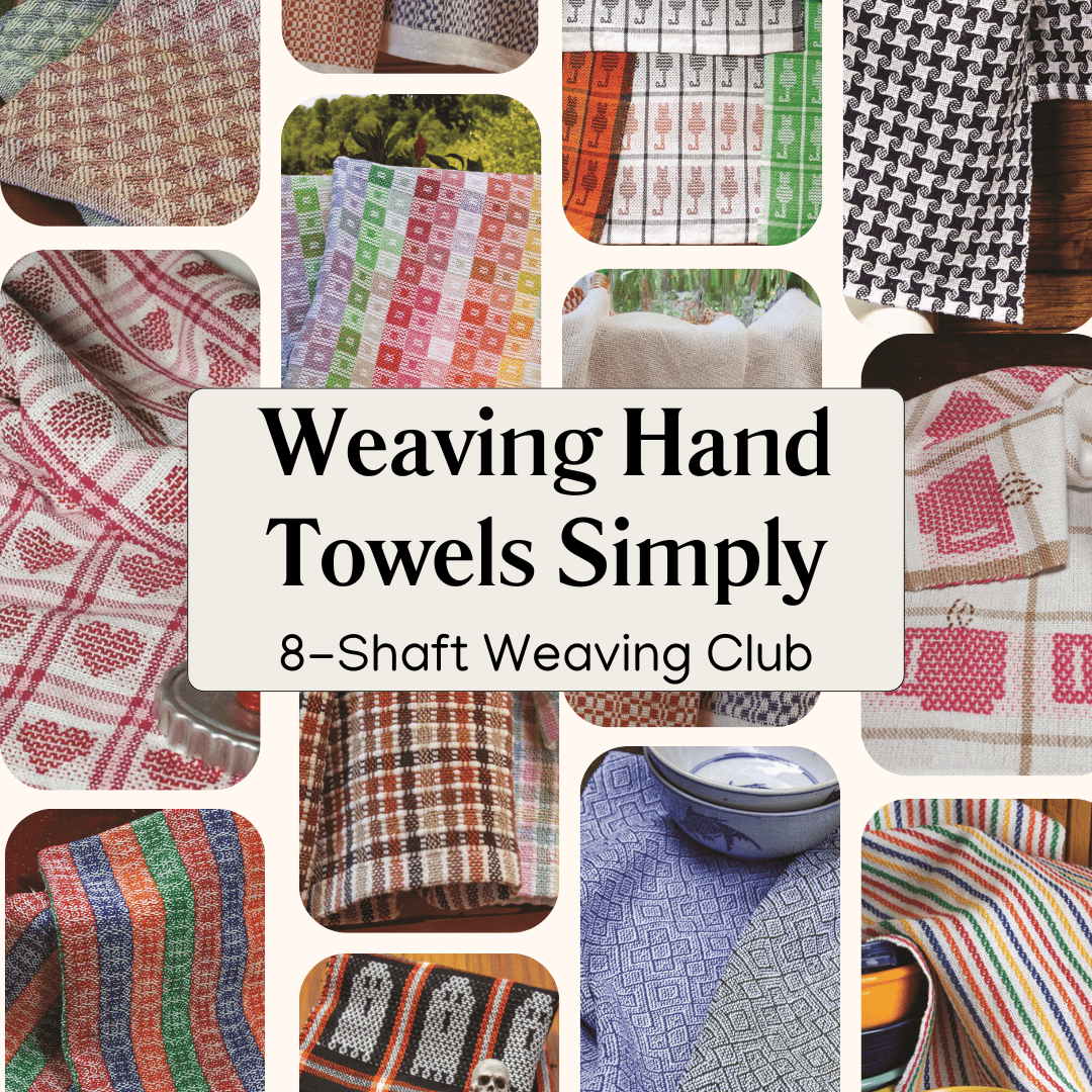 Weaving Hand Towels Simply Kit-of-the-Month Club for 8-Shaft Weaving ...